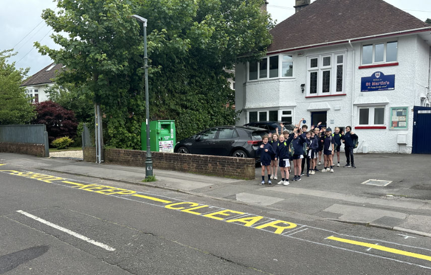 At last Bournemouth school gets zigzag markings