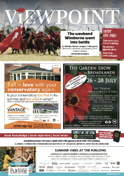 Dorset View - Dorset News publishers and local advertising