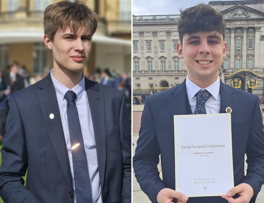 QE School students go to Buckingham Palace