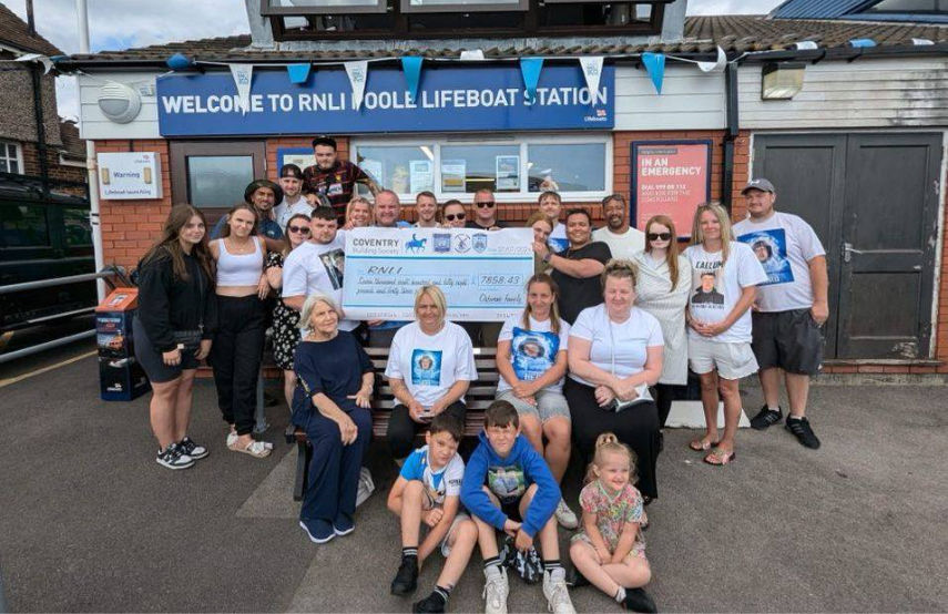 Family of heroic teen raise over £7k for Poole Lifeboat Station