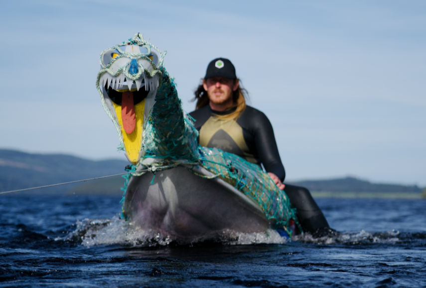 ‘Nessie’ meets her match as Dorset monster surfaces at Loch Ness