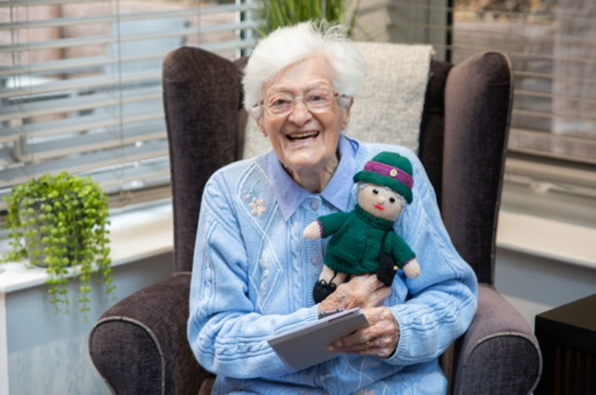 Stapehill care home celebrates resident’s voluntary service