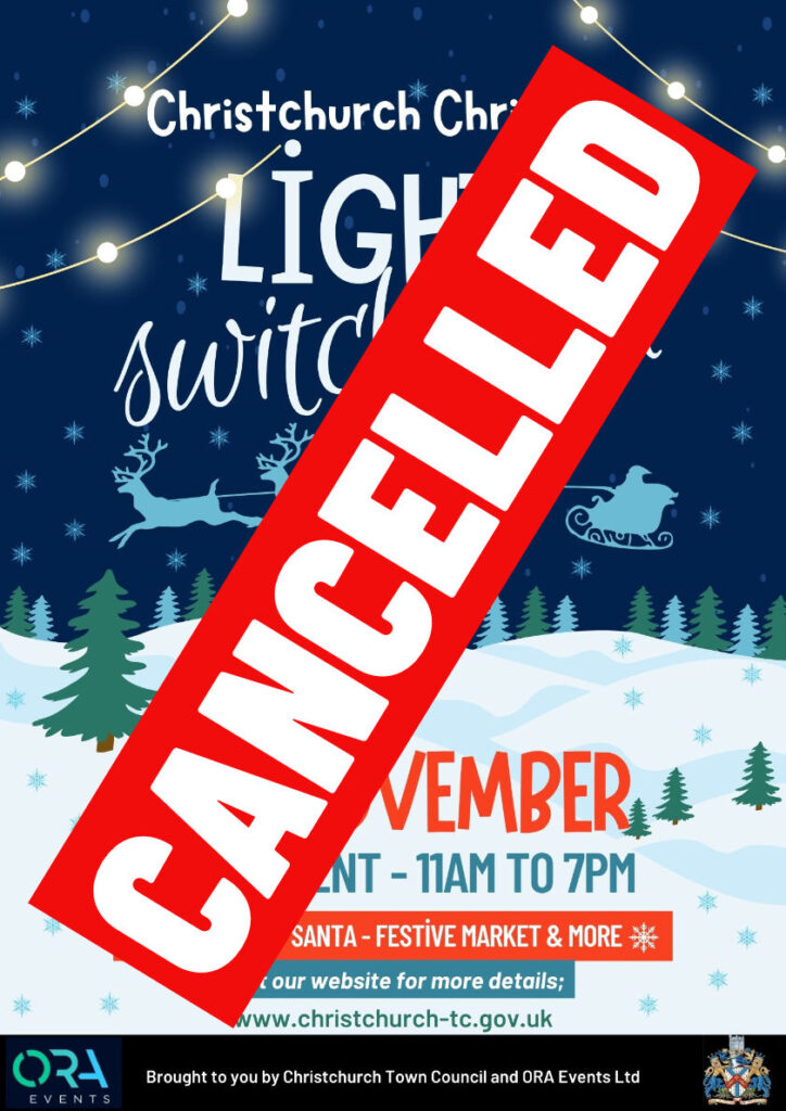 Christchurch Christmas lights event cancelled due to weather