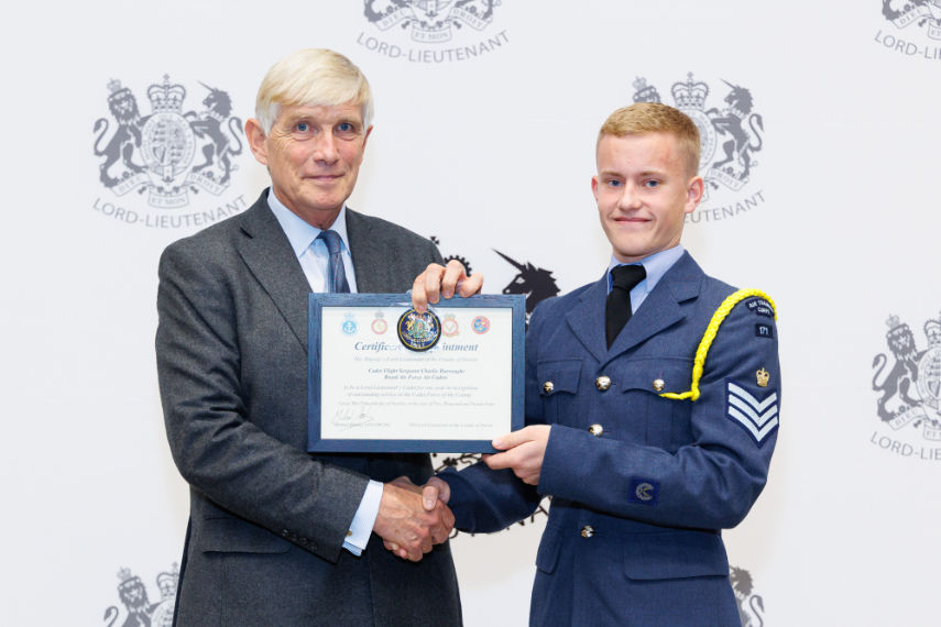 Arnewood student appointed as Lord-Lieutenant Cadet for Dorset